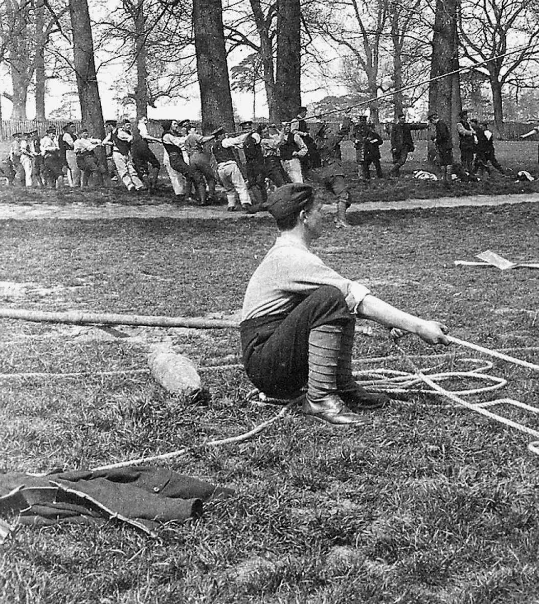 14th Battalion, Northumberland Fusiliers, Halton Camp, 1915, bridge ...