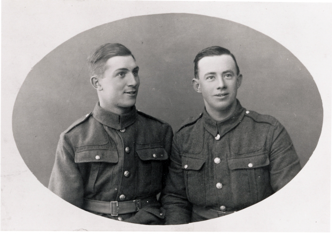 AH Huckell and Frank Few of Willingham - WW1Photos.org