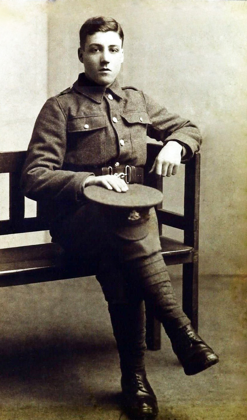 Sgt 32110 Arthur Varney early 1916 - WW1Photos.org