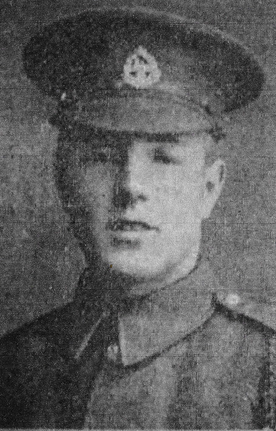 A1157 Gunner Albert Robins of Burnley, 11 Battalion, East Lancashire ...